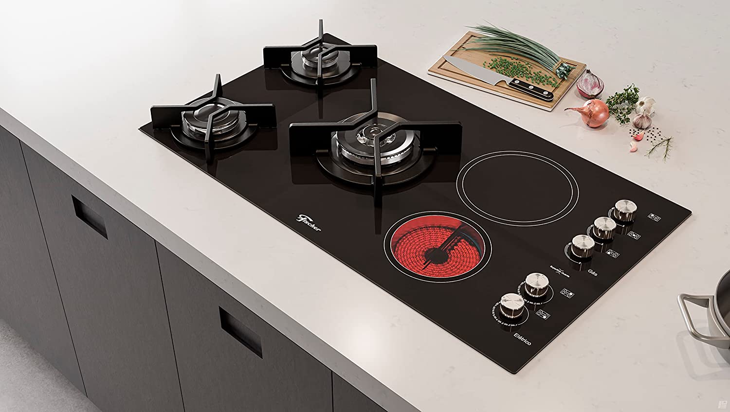 Cooktop Electrolux Hibrido at Alyssa Dalziel blog