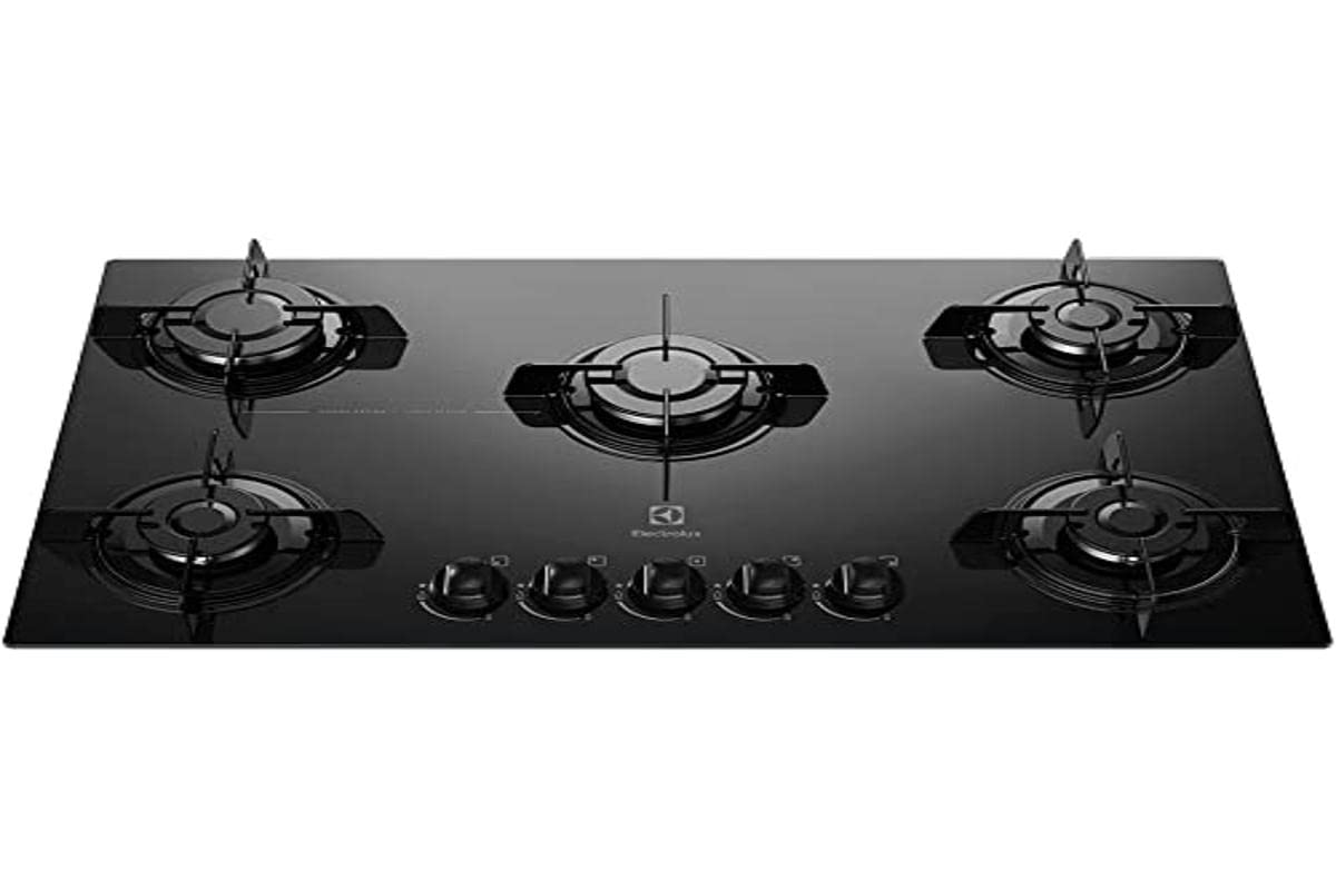 Cooktop a Gás KE5GP Electrolux Preto Bivolt 5 Bocas tem aqui